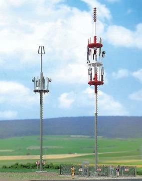 BUSCH 1021 X2 Mobile Phone Mast (Cell PhoneTowers) OO Gauge £24.25 ...