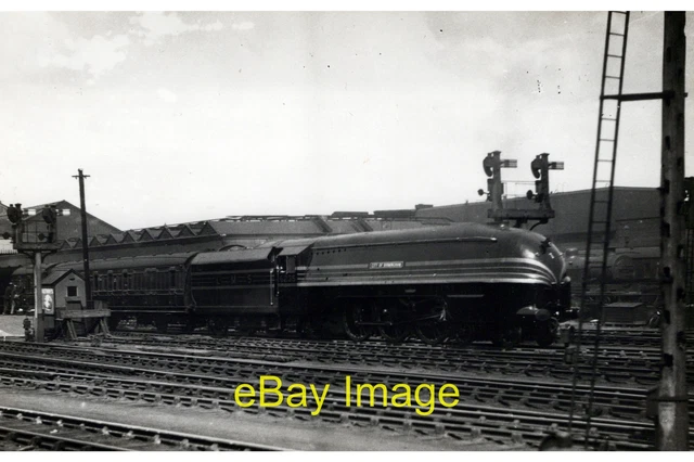 PHOTO 6X4 RAILWAY LMS 4-6-2 6235 Streamlined Crewe Station c1935 £2.00 ...
