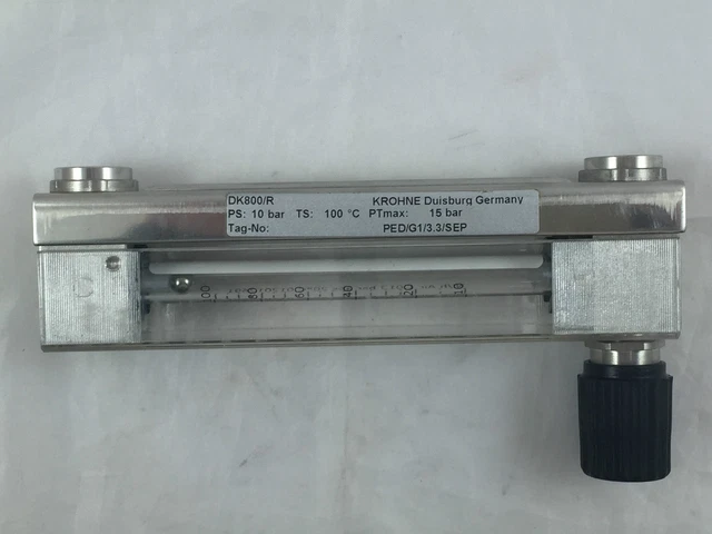 KROHNE DK800/R DK800 variable-area flowmeter made in Germany $185.00 - PicClick AU