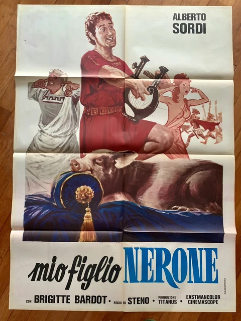 MIO FIGLIO NERONE manifesto 2F poster Sordi Vittorio De Sica Bardot ...