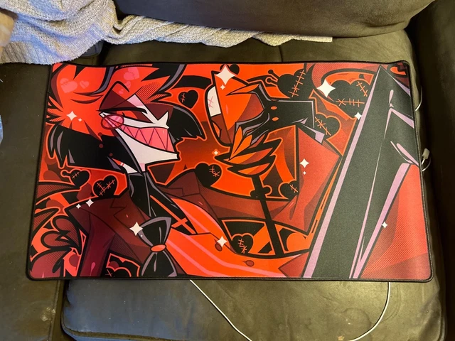 ALASTOR HAZBIN HOTEL Helluva Boss Radio Demon 2024 VALENTINES Playmat ...