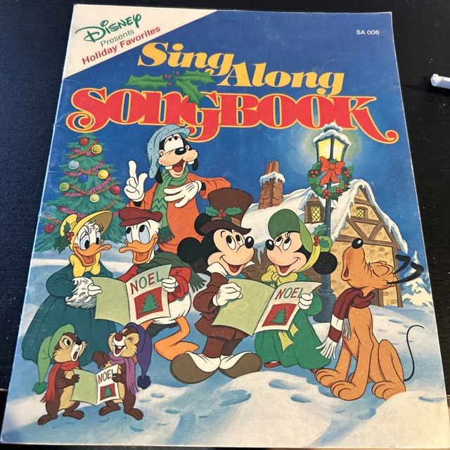 DISNEY PRESENTS SING Along Songbook Holiday Favorites Book £5.51 ...