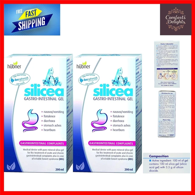 SILICEA GASTROINTESTINAL GEL Twin Pack 200ml - Natural Relief for ...