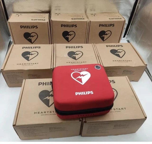 PHILIPS HEARTSTART AED HS1 Onsite M5066A 2028 Pads / Battery 2030 ...