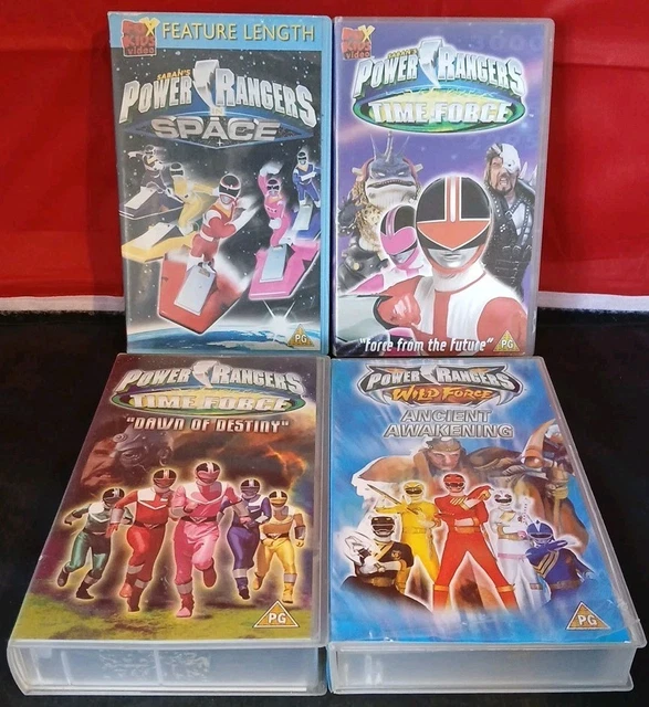 POWER RANGERS SET Of Four VHS Tapes £16.00 - PicClick UK