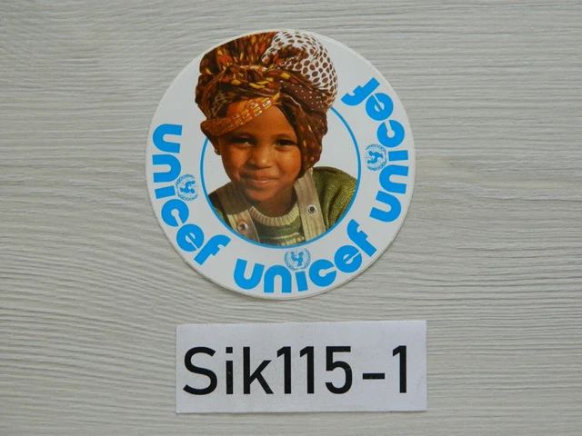 AUTOCOLLANT UNICEF ENFANT LOGO STICKER UNICEF vintage EUR 1,99 ...