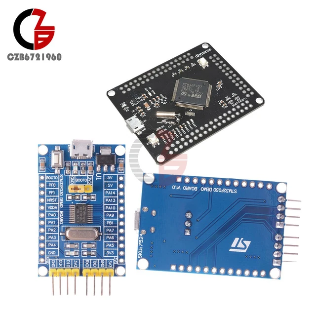 MINI SYSTEM ENTWICKLUNGSPLATINE ARM STM32 F030F4P6 STM32F407VGT6 Kern ...