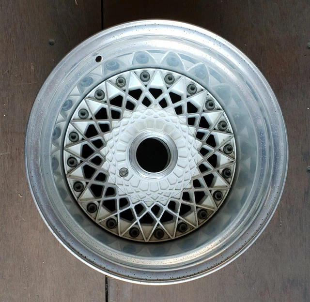 EPSILON WHEELS / Rims 15 inch 4X108 3-PC White Polished ( Price Per ...