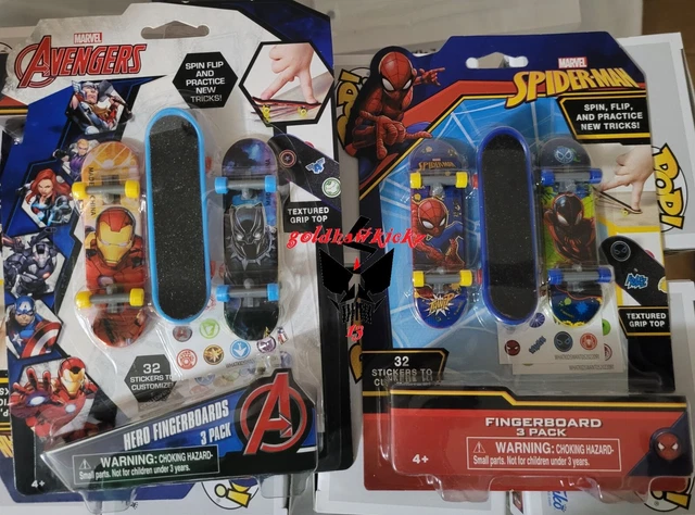 1:12 SKATEBOARD MARVEL avengers ironman black panther SpiderMan ...