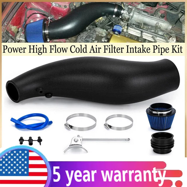 POWER HIGH FLOW Cold Air Filter Intake Pipe Kit For Honda Civic EG EK ...