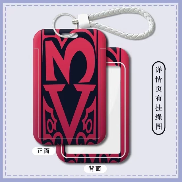 HAZBIN HOTEL 3V Vaggie Lucifer Metropolitana Portadocumenti d'identità ...