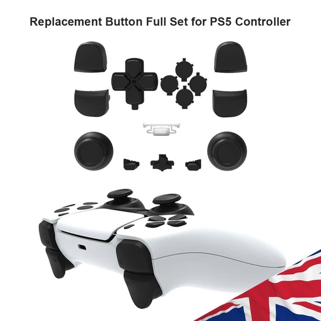 FOR DUALSENSE REPLACEMENT Button Full Set for PlayStation 5 PS5 ...