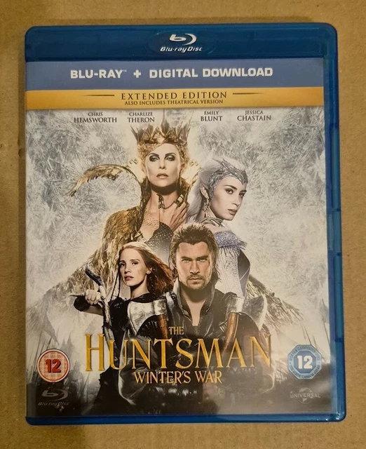 THE HUNTSMAN WINTER'S War blu ray extended edition Chris Hemsworth ...