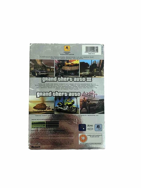 GRAND THEFT AUTO Double Pack Gta 3 And Vice City Original Xbox Game £24 ...