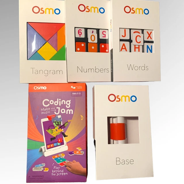 OSMO STARTER KIT (Base/Words/Tangram) + Numbers + Coding Make Music ... OSMO STARTER KIT (Base/Words/Tangram) + Numbers + Coding Make Music ...