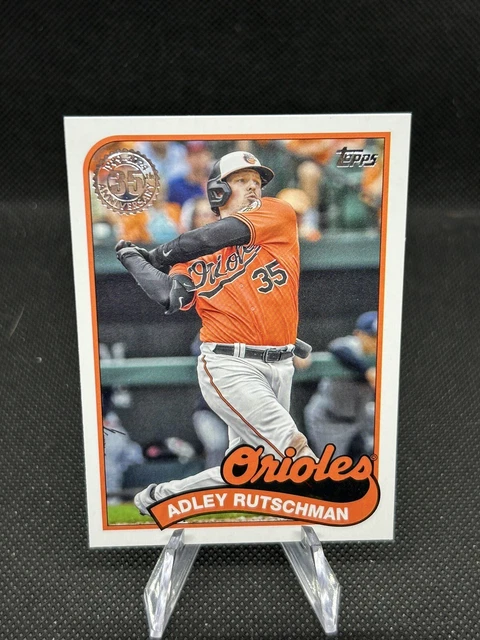 ADLEY RUTSCHMAN 2024 Topps Series 1 1989 35e anniversaire 89B-19 ...