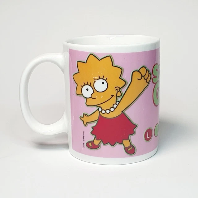 ANCIEN MUG TASSE Rose LISA THE SIMPSON QUICK 2000 - bol vintage rare ...