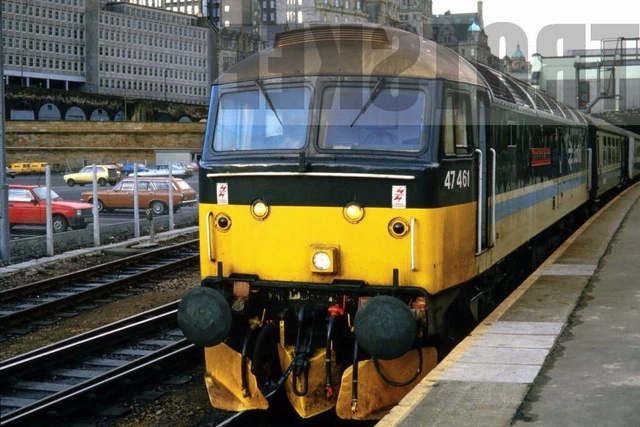 35MM SLIDE BR British Railways Diesel Loco Class 47 47461 Waverley 1986 ...
