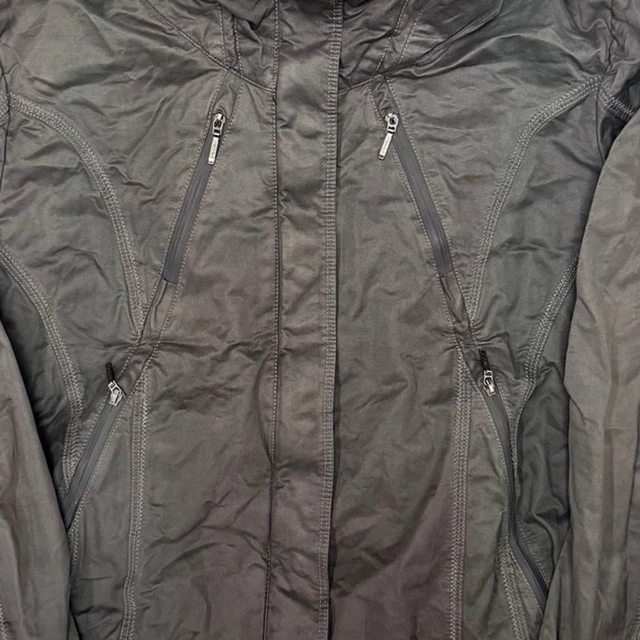 KUHL PROJEKT LENA Insulated Jacket Carbon Gray Utility Hiking Water ...