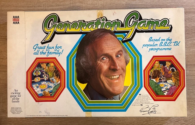 GENERATION GAME BOARD Game - Bruce Forsyth Bbc - Densy Fisher 1975 ...