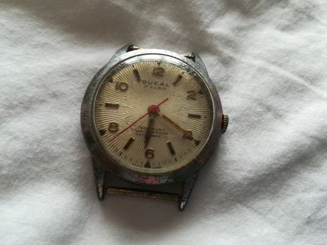 VINTAGE RARE GENTS Ducal 17 Rubis Watch. Incabloc, Water Proof ...