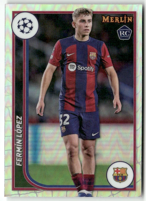 TOPPS MERLIN 2024 Liga De Campeones No. 39 Fermin Lopez Novato ...