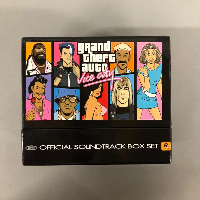 GRAND THEFT AUTO Vice City Official Soundtrack CD Box Set Sony Music ...