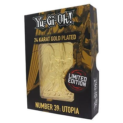 YU-GI-OH! LIMITED EDITION 24K Gold Plated Collectible - Utopia EUR 31,67 - PicClick FR