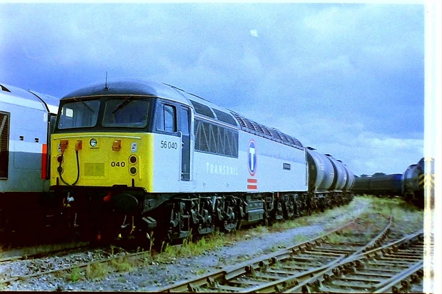 35MM RAILWAY COLOUR Negative of Class 56 040 at Crewe Basford Hall £1. ...