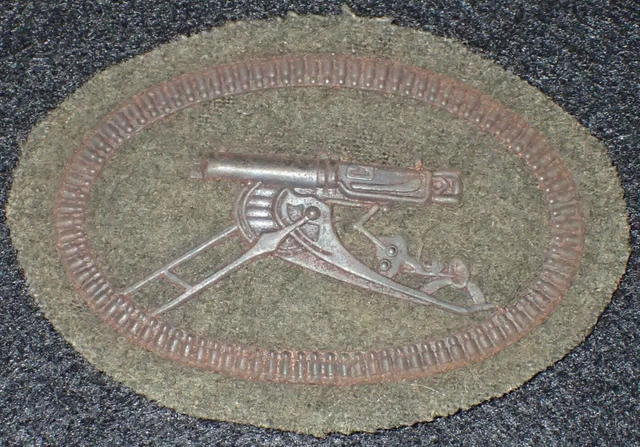 WWI IMPERIAL GERMAN Army Machine Gun Qualification Badge Maxim MG 08 CE ...