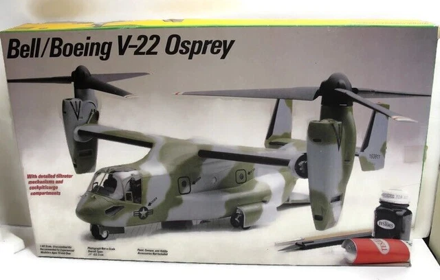 TESTER'S ITALERI BELL/BOEING V-22 Osprey Model Kit #503 Complete 1/48 ...