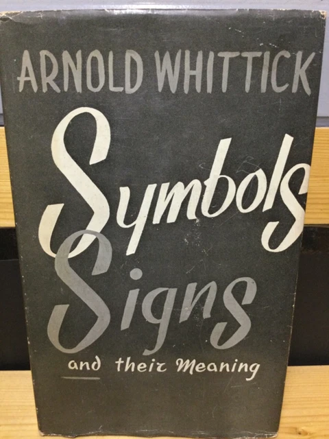 SYMBOLS SIGNS AND their meaning, Arnold Whittick, 1960 - Hardback £10.00 - PicClick UK