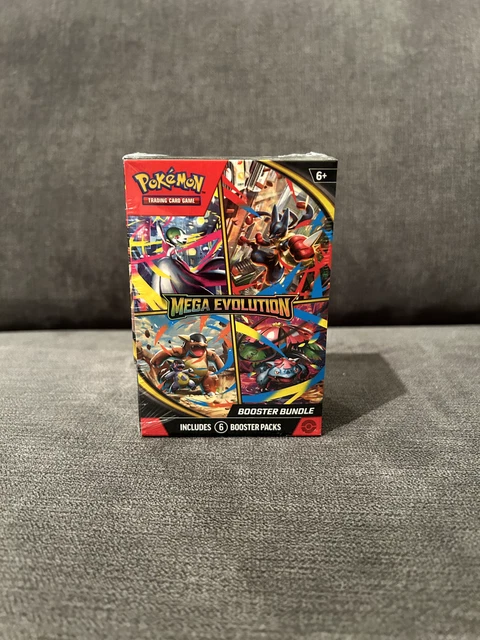 POKÉMON TCG: MEGA Evolution Booster Bundle (6 Packs) New/Factory Sealed ...