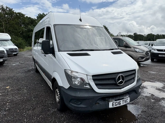 2016 MERCEDES SPRINTER 313 2.2 Cdi Lwb crew cab office van ideal camper No Vat £4,495.00 ...