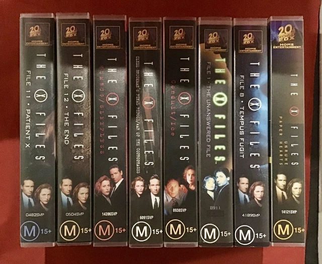 THE X FILES Bulk Lot VHS Retro Vintage Video Cassette Bulk Lot x8 Lot ...