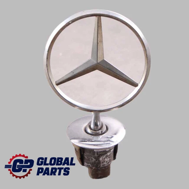 RAISED STAR EMBLEM Mercedes W204 W211 W212 W221 W222 Hood Bonnet Badge ...