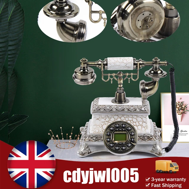 VINTAGE DESK DIAL Telephone Retro Classic Landline Phone Home Office ...