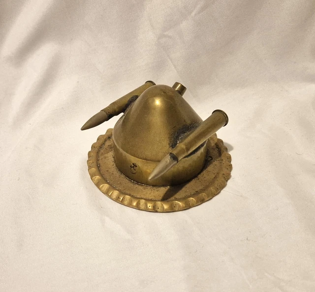 ORIGINAL WW1 BRITISH Army Brass Turret Desk Paperweight £19.99 ...