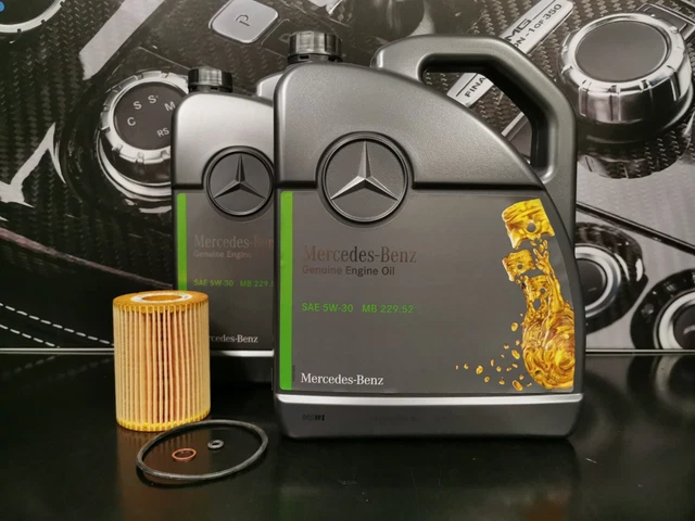 GENUINE MERCEDES-BENZ W166 ML GLE 300d 350d Oil Filter & Engine Oil ...