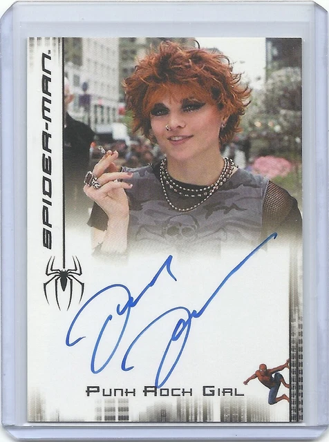 2007 RITTENHOUSE SPIDER-MAN 3 Lucy Lawless Punk Rock Girl autograph ...
