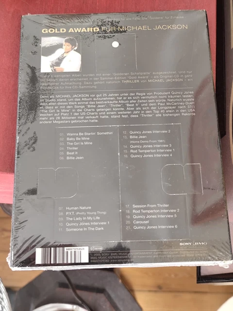 RARE MICHAEL JACKSON thriller cd or limited édition EUR 15,00 - PicClick FR