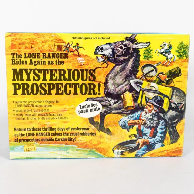 BNIB 1973 MARX Gabriel The Lone Ranger figure - #7414 Mysterious ...