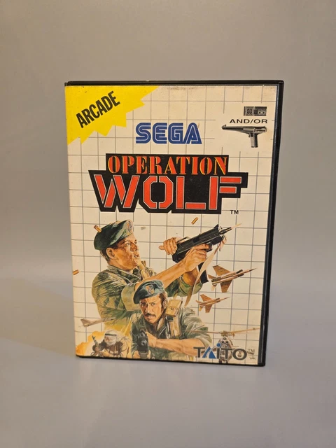 SEGA MASTER SYSTEM - Operation Wolf - PAL EUR 14,90 - PicClick FR