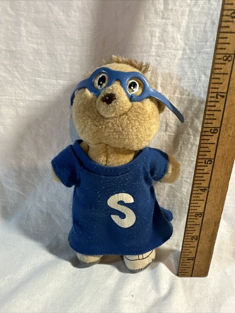 ALVIN AND THE Chipmunks Simon Plush Toy Burger King 1987 Vintage ...