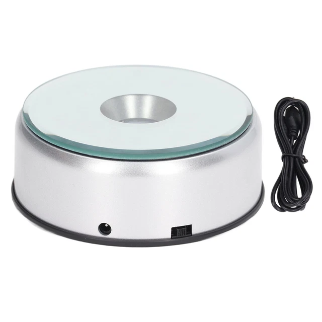 ROTATING LIGHT DISPLAY Base LED Lights 80 Seconds Per Lap Crystal ...