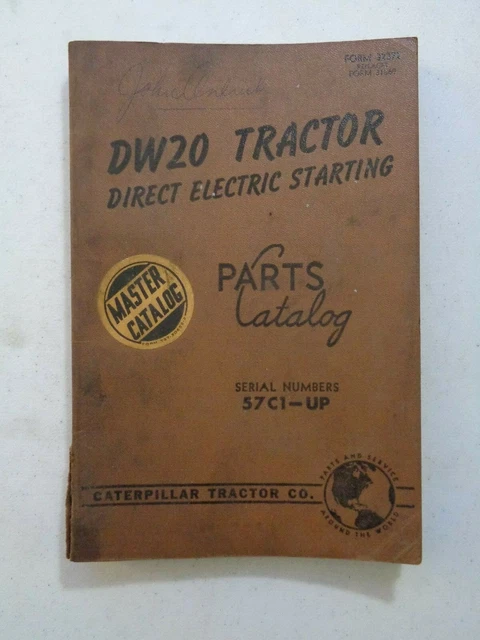 Vintage Caterpillar Parts FOR SALE! - PicClick UK