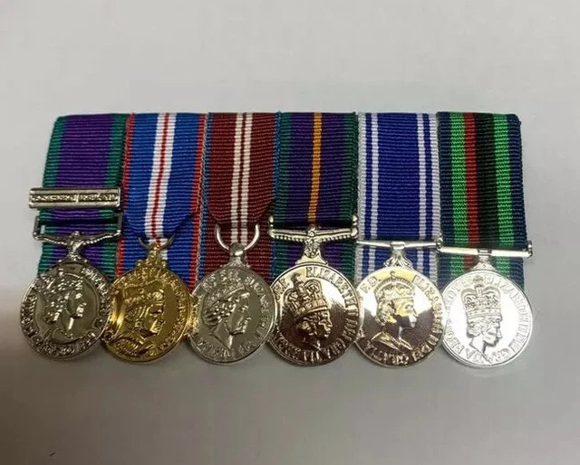 GSM NI-GOLDEN-DIAMOND JUBILEE-ACSM-POLICE LSGC-RUC Service Miniature ...