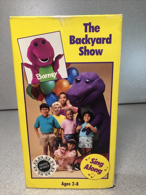 BARNEY~THE BACKYARD SHOW (VHS-1992) RARE Backyard Gang Sing Along £11. ...