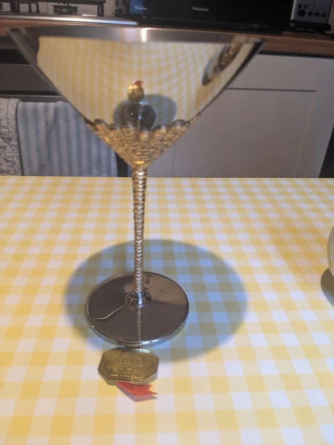 1970'S VINERS STUART Devlin Stainless Steel Gilt Metal Goblet Champagne ...