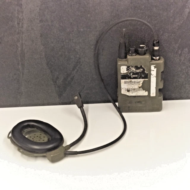 BRITISH ARMY ISSUED Personal Role Radio by Selex with Earpiece £115.00 ...